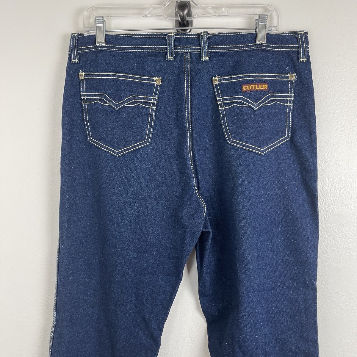 Vintage Cotler Jeans Men's 36 x 32 Indigo Rockabilly 100 Vintage Cotler Jeans Men's 36 x 32 Indigo Rockabilly 100
