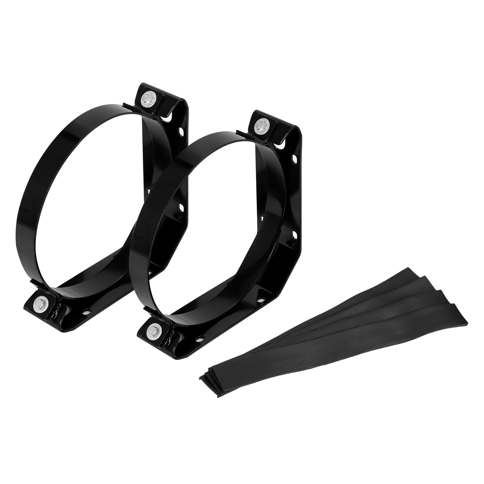 For 100LB Propane Fuel Tank Bracket Straps Heavy Duty Weld Bolt On Lpg ...