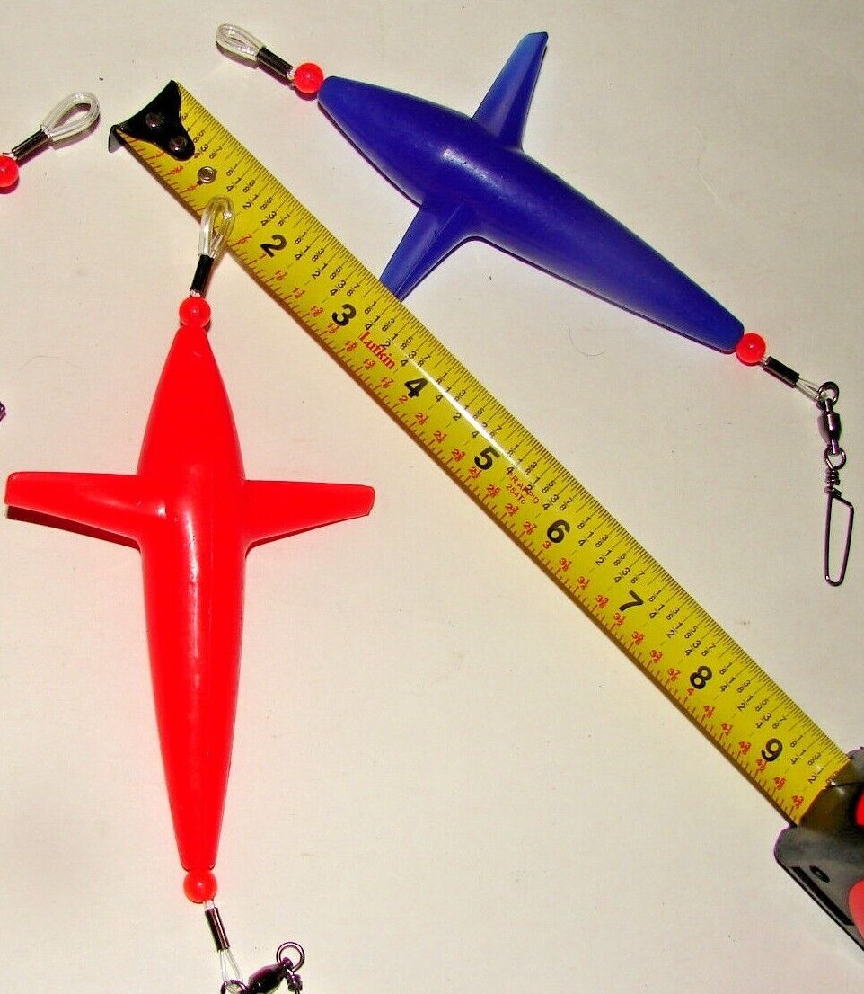 Rigged Trolling Bird Teaser FISHING LURE Tuna Saltwater Mahi Orange ...