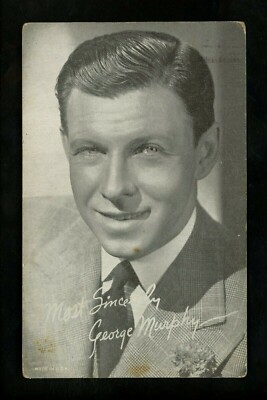 Movie / TV Star Cinema Vintage postcard George Murphy actor | eBay