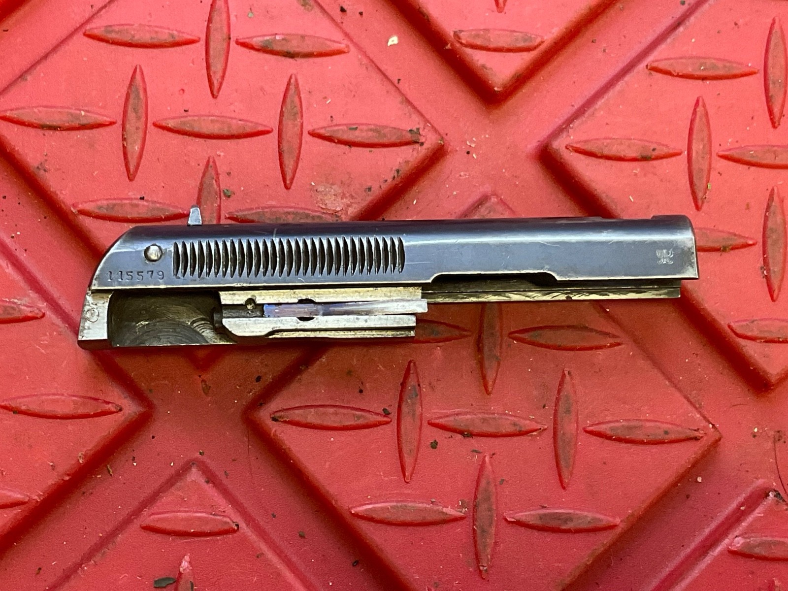 Vintage USED Pieper Bayard 1908 Pistol Complete Slide Assembly 7.65 32 ...
