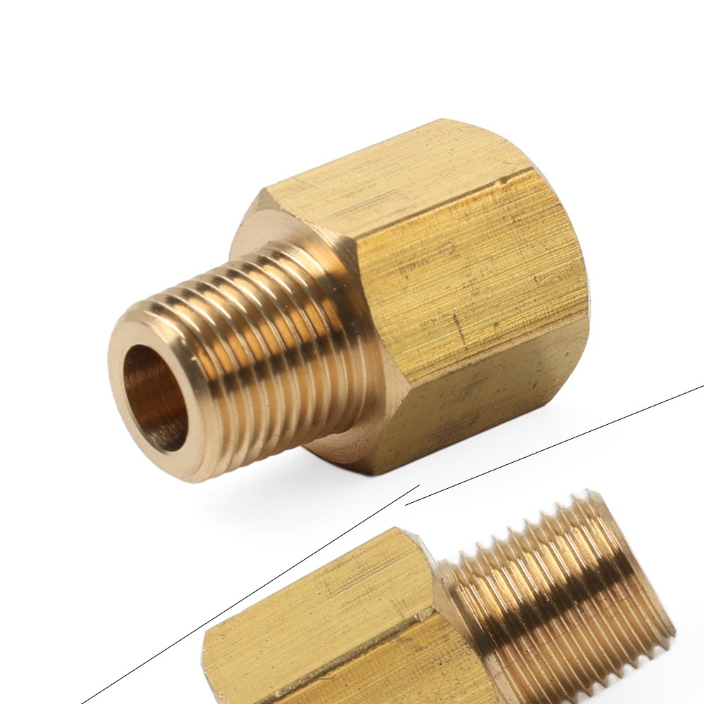 1pc 1/8" NPT Male To 1/8" NPT Female Pipe Reducer Hex Thread Adapter ...