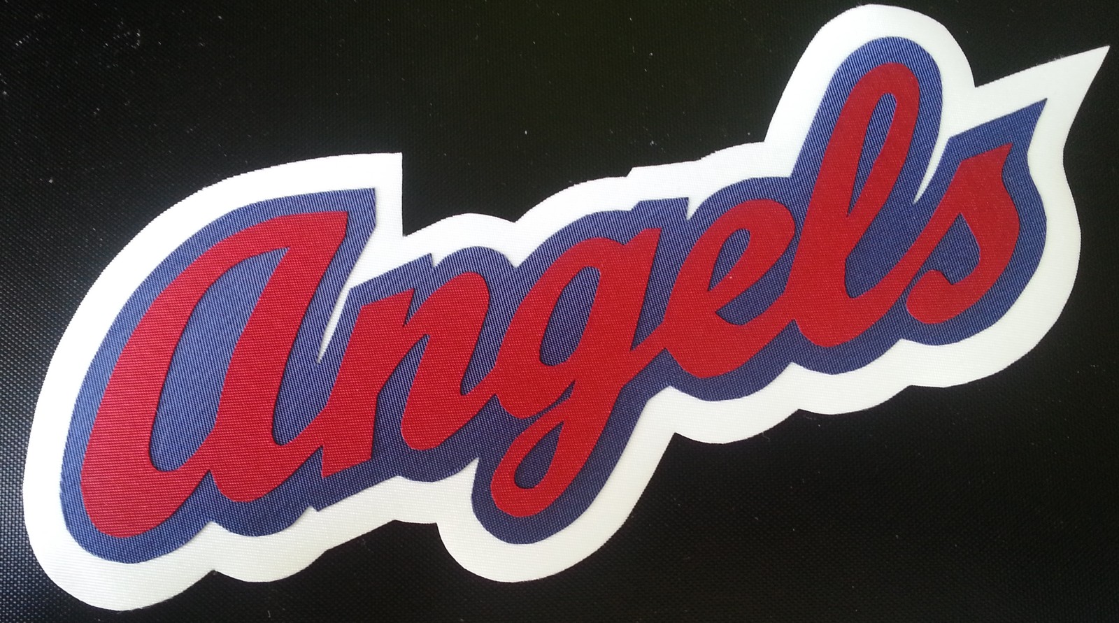 HUGE ANAHEIM ANGELS IRON-ON PATCH - 4.5" x 9.5" | eBay