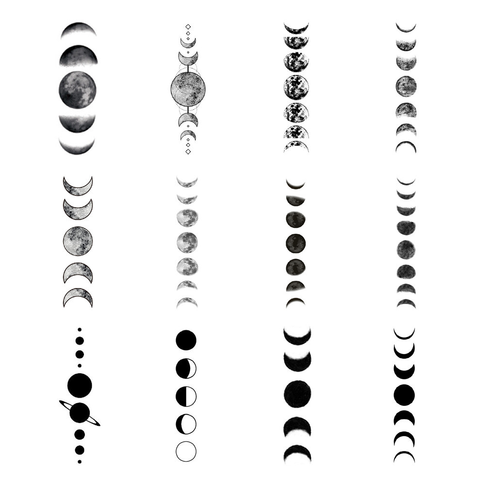 Phases Of The Moon Tattoo