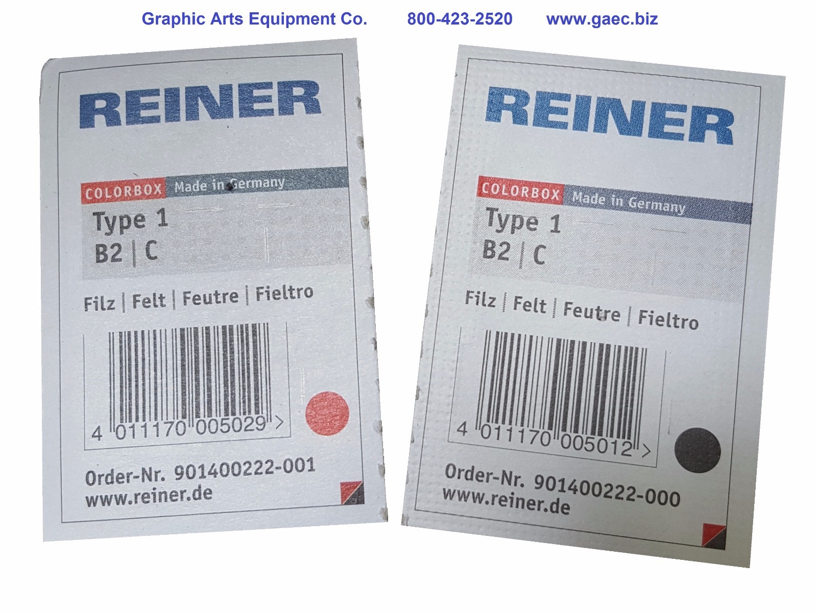 Graphic Whizard, Reiner Ink Pad/Cartridge, red or black, 10-001-GW, 10 ...