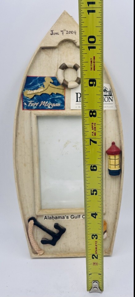 Vintage Nautical Boat Photo Frame Alabama’s gulf shores Unique Rare | eBay