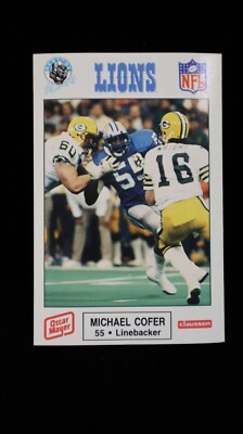 1989 Michael Cofer Detroit Lions Oscar Mayer Police #8 | eBay