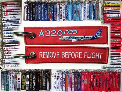 Keyring Airbus A320 NEO tag keychain for pilots | eBay