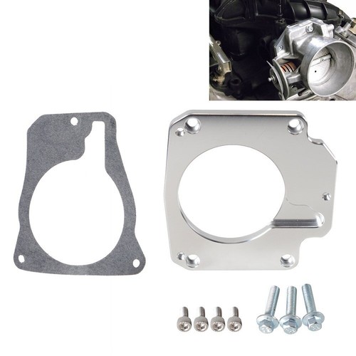Aluminum Manifold Throttle Body Adapter Plate 4 Bolt Intake to 3 Bolt ...