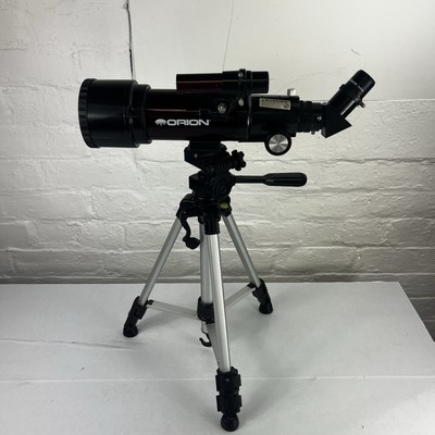 Orion Goscope 111 70mm Altazimuth Reflector Telescope & Tripod Maroon ...