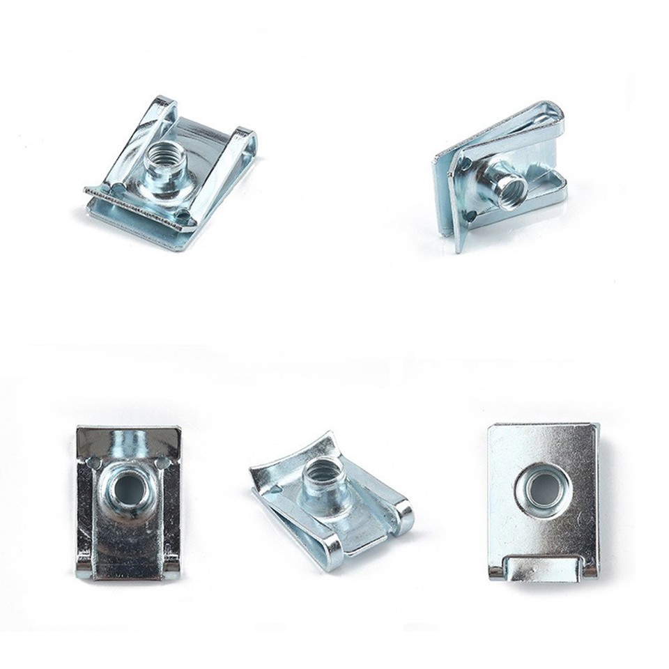 None Clip Nuts M6 Fasteners 304 Stainless Steel M6 Clip Nut Speed Clips ...