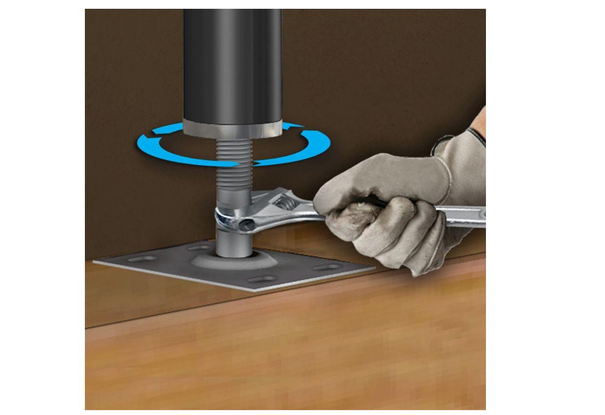 Jack Post Adjustable Floor-Support Basement Support Beam Column Pole 8 ...