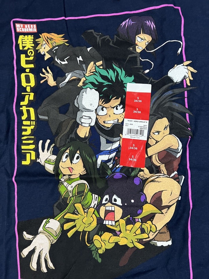My Hero Academia T-shirt Size Small 34/36 New | eBay