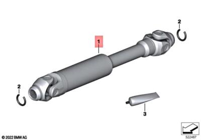BMW Genuine Drive Shaft - R900/1200RT - R1200GS/GSA (07-13)- R1200R ...
