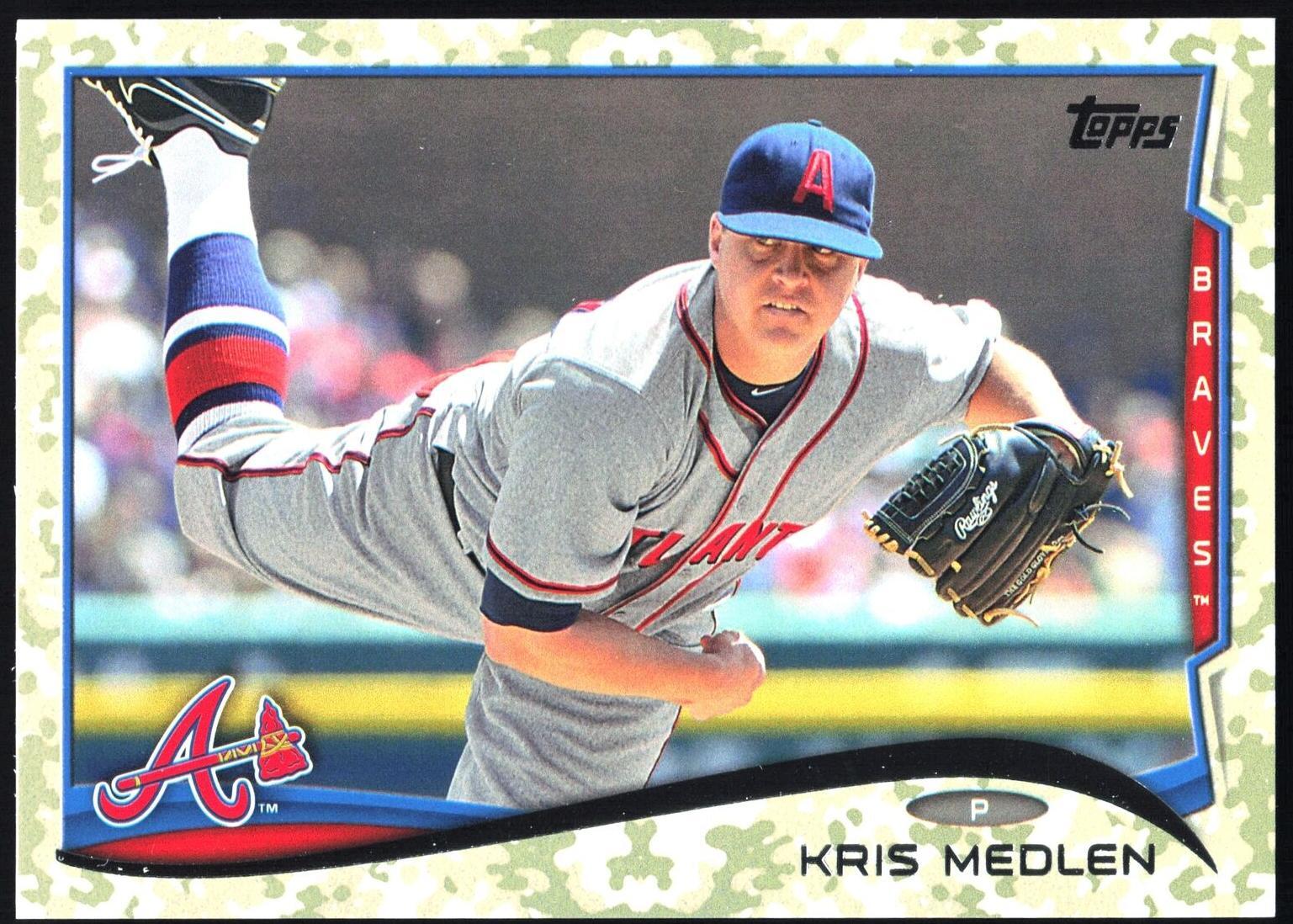 2014 Topps - Kris Medlen #66 Camo /99 for sale online | eBay