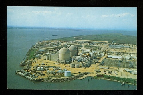 New Jersey NJ chrome postcard Lower Alloways Creek, Salem Generating ...