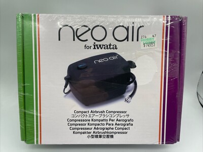 Iwata Neo Air Compact Airbrush Compressor New Sealed In Box Painting | eBay
