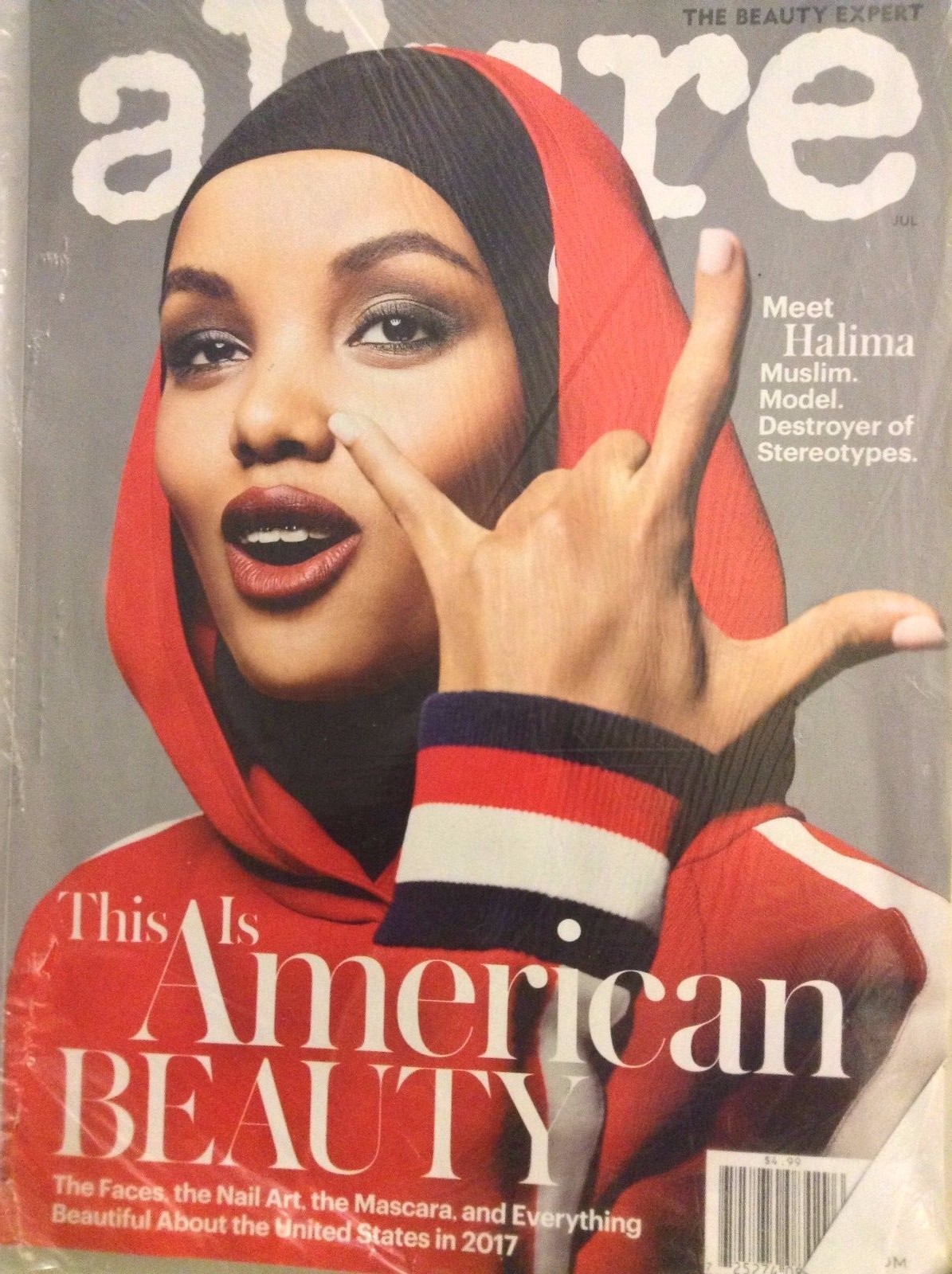 Allure Magazine Meet Halima Muslim Model July 2017 111617nonrh | eBay