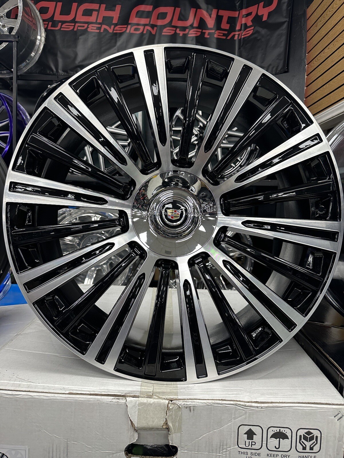 4 NEW 24” Rims Tire WHEEL PACKGE FOR ESCALADE GMC CHEVY W/2953524 TiRES ...