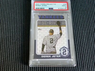 2021 TOPPS PROJECT 70 #29 DEREK JETER PSA 9 MINT* YANKEES | eBay