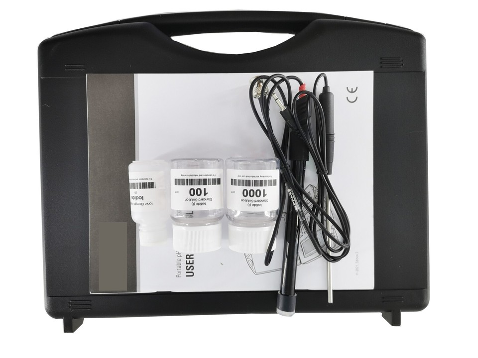 Portable Chloride Ion Meter CL Ion Tester With Temp Display 0.5% F.S ...