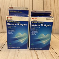 Walgreens MAXIMUM Strength Diuretic Pamabrom 50 MG 30 Softgels for sale ...