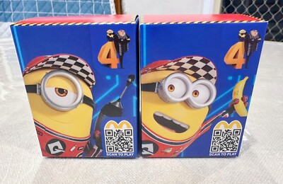 McDonalds Toys 2024 AU MINIONS Despicable Me 4 Set Of 2 (Pit Crew Ralph ...