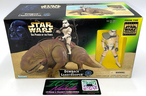 1997 Kenner STAR WARS POTF2 Imperial Dewback and Sandtrooper 3.75 ...