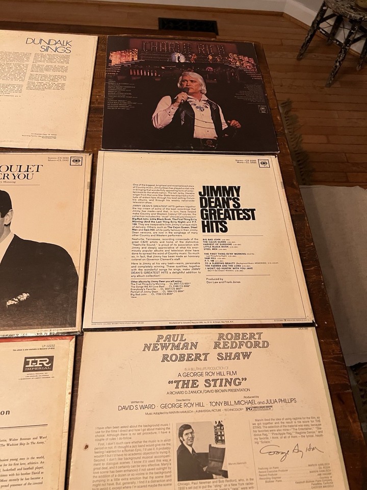 Lot of 12 Vintage Vinyl Various Country and Dixieland Music Please See ...