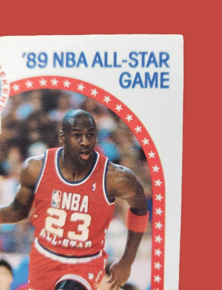 2X MICHAEL JORDAN NBA Hoops 89 AllStar Game #21 & 90-91 Fleer #26 ...