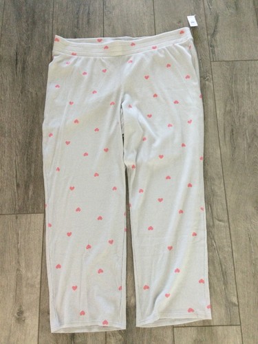 GAP Soft Grey w/Pink Hearts Lounge Pants. Size XXL. Orig. $39.99. NEW. | eBay