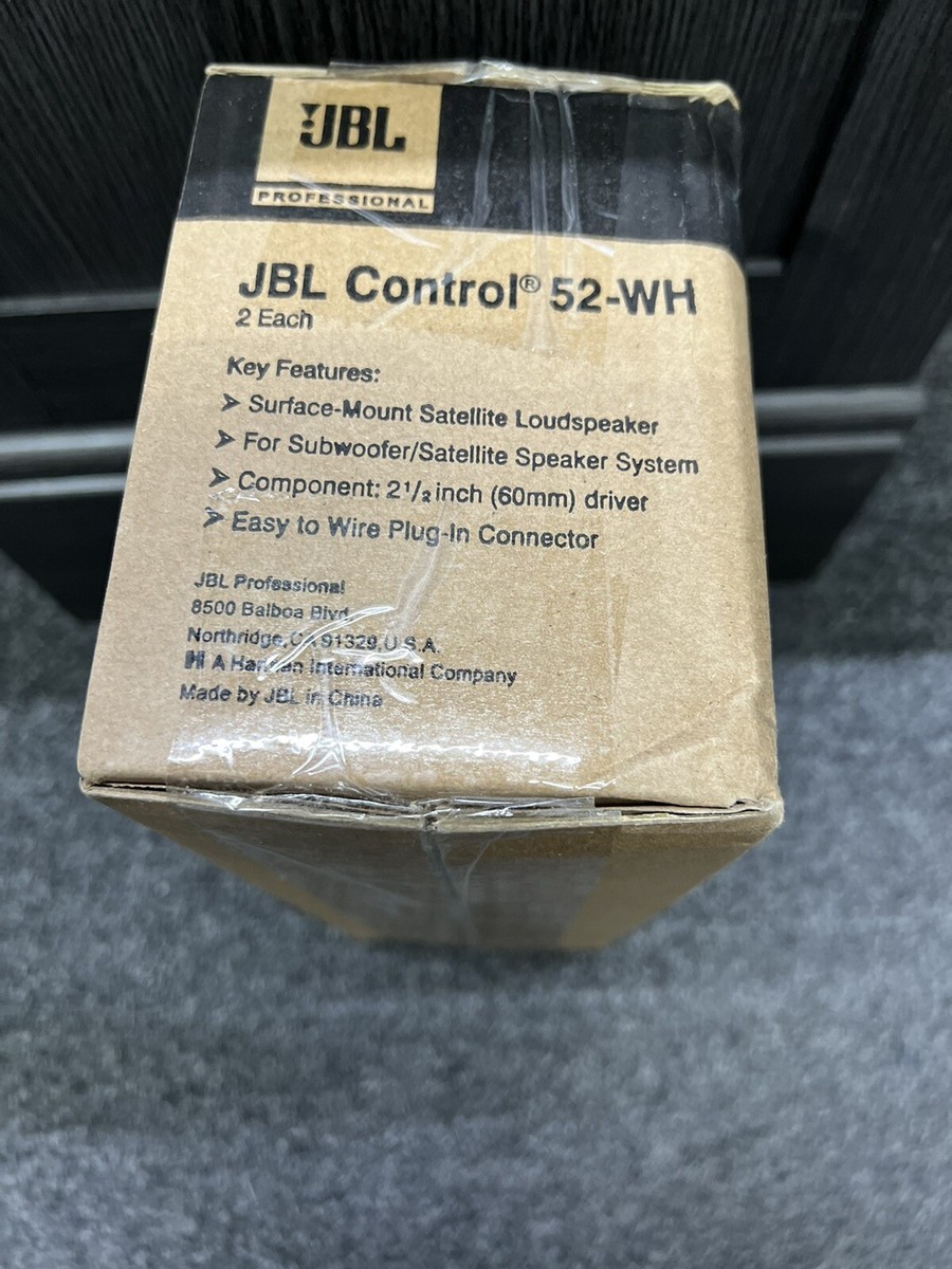 Jbl Control 52 Surfacemount Satellite Loudspeaker Control 52 JBL