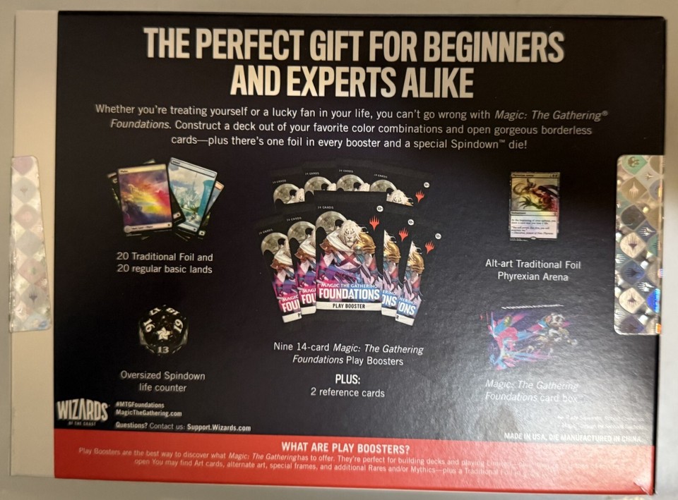 MTG Magic the Gathering FOUNDATIONS Bundle FAT PACK SEALED NEW 9 ...