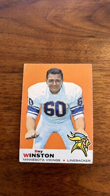1969 Topps Set-Break # 82 Roy Winston Minnesota Vikings | eBay