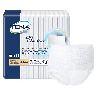 Tena Dry Comfort Absorbent Underwear, Extra Large (CS/56) | eBay