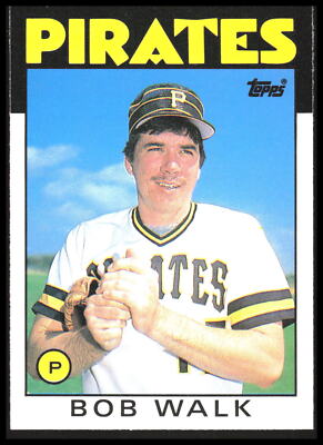 1986 Topps Traded Bob Walk #120T Pittsburgh Pirates 5K | eBay