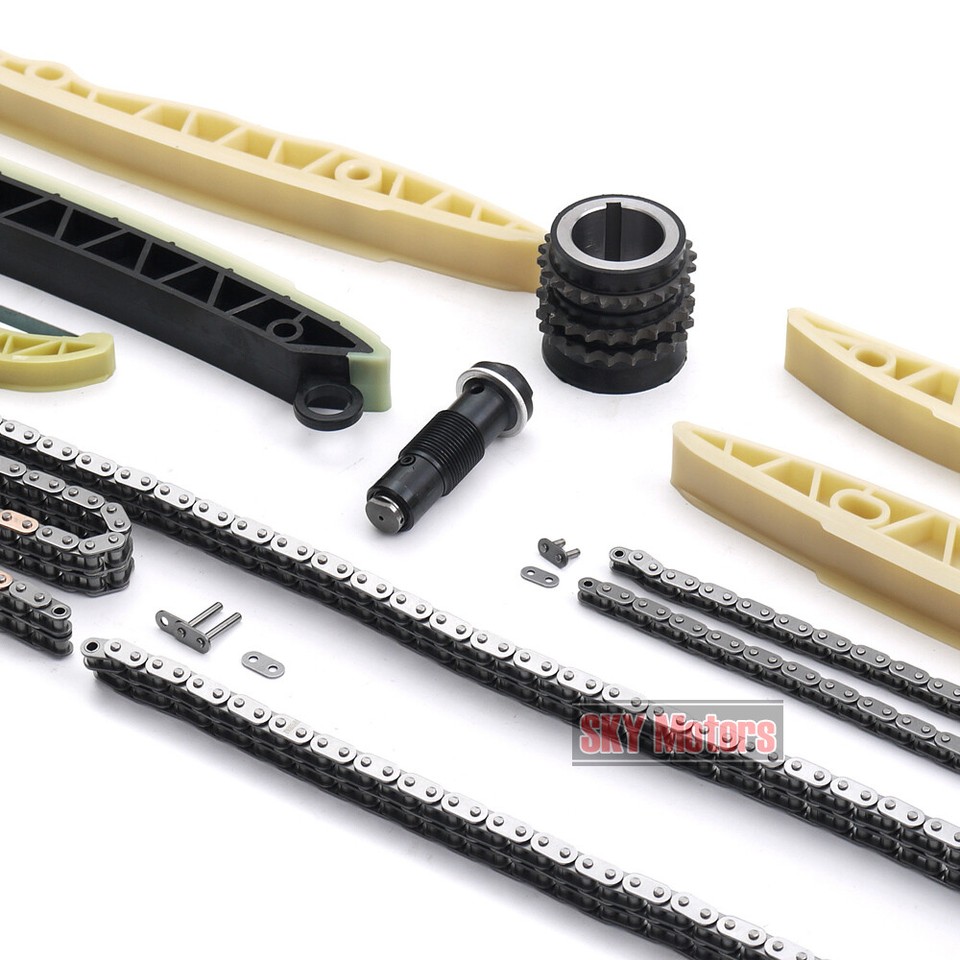 Timing Chain Guide Tensioner 9pcs Kit For Mercedes-Benz W211 M272 M273 ...