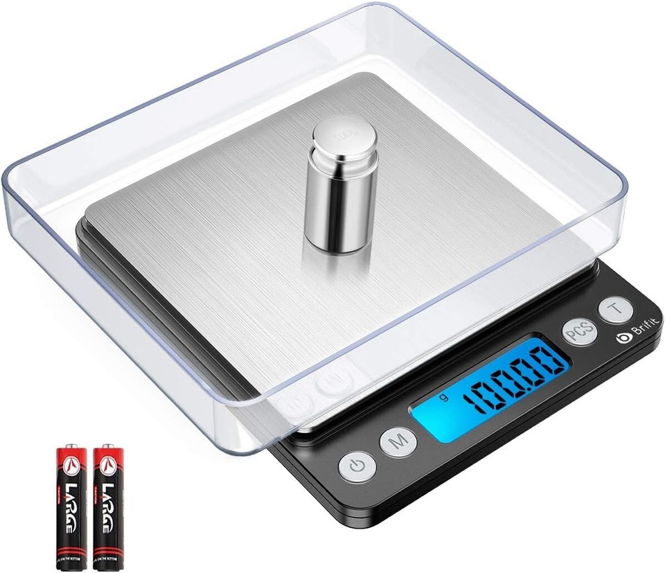 Stylish 500g Digital Scale for Jewelry and Cooking - Backlit LCD & Tare ...