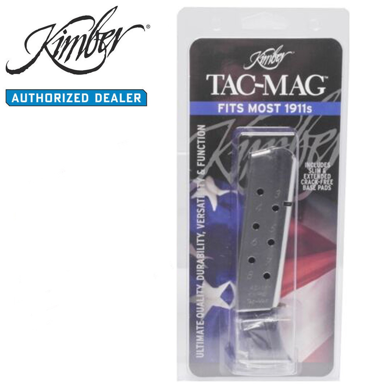 Kimber 1911 KimPro Tac Mag OEM .45 ACP 8-Round Magazine 1100721A ...