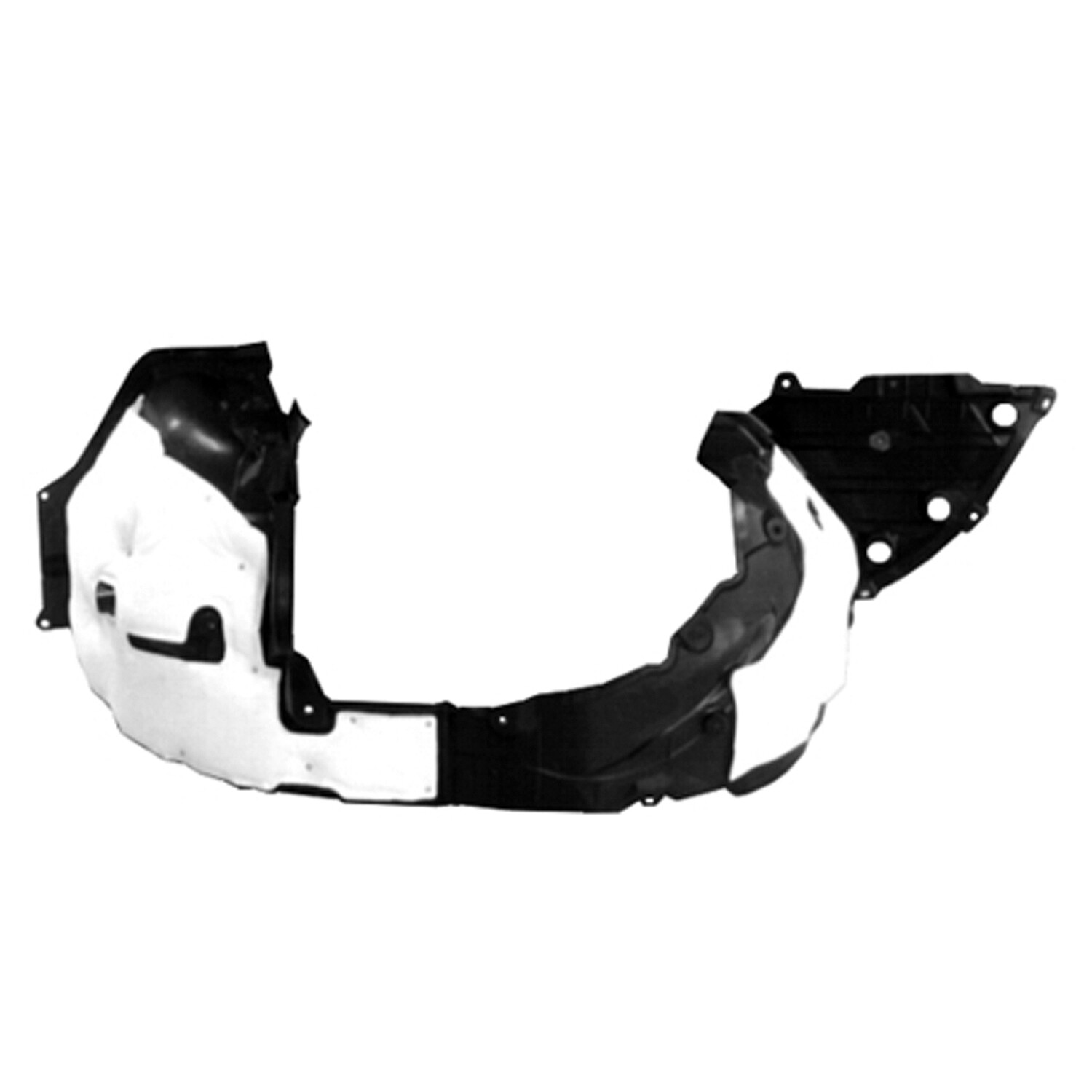 New Aftermarket Front Passenger Side Fender Liner 638409UF0A CAPA ...