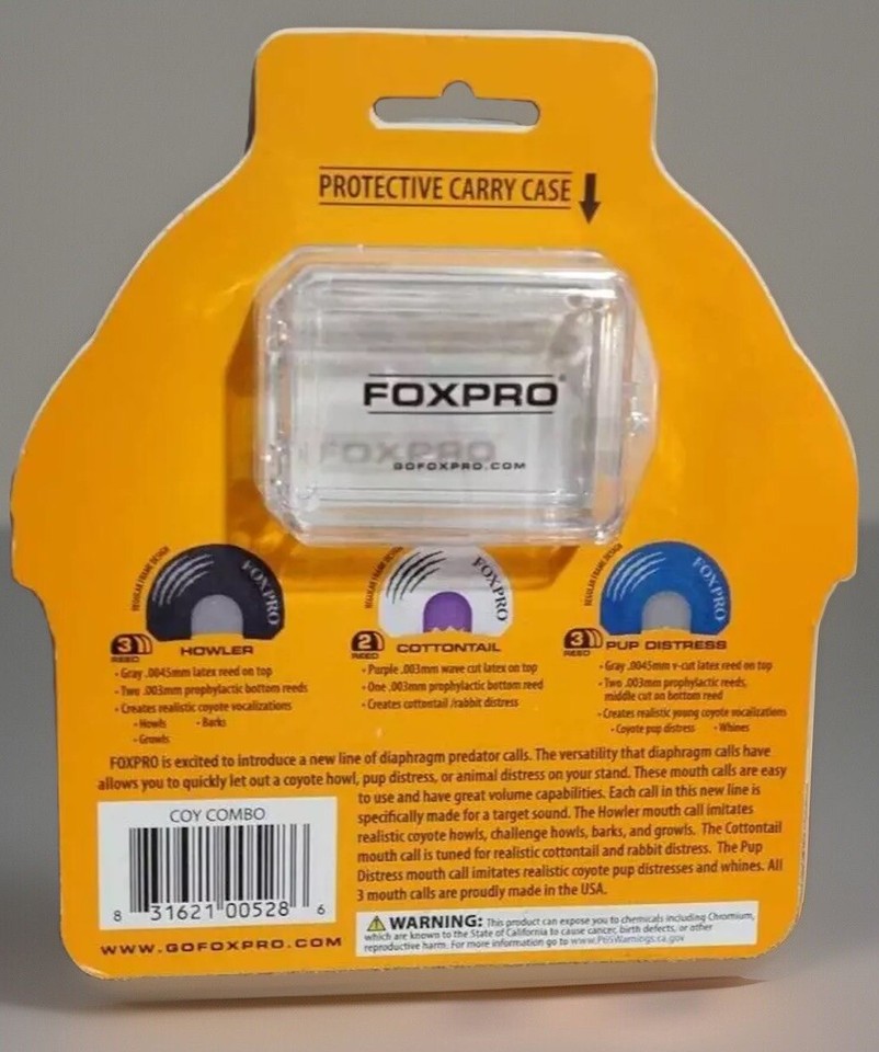 Foxpro COY COMBO Predator Combo Coyote, Cottontail One/Three Reed ...
