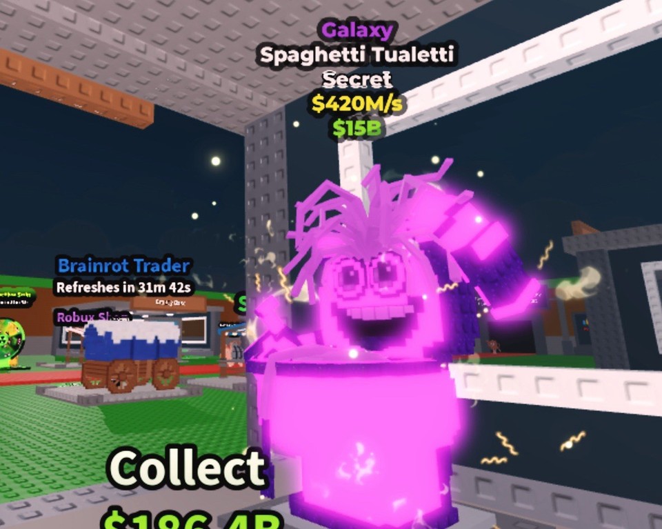 Galaxy Spaghetti Tualetti|Steal A Brainrot Secret 420M/S | eBay