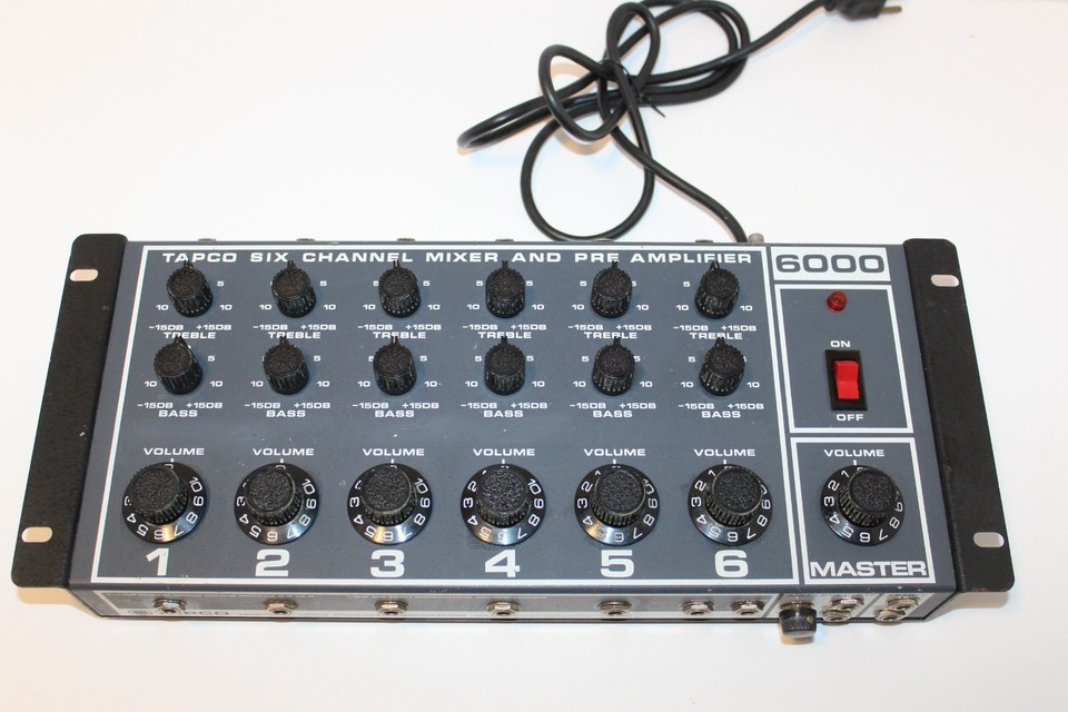 Vintage 1970's - Tapco 6000 Mixer Pre EV | eBay