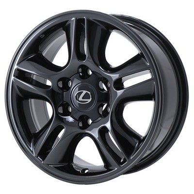 17" LEXUS GX470 PVD BLACK CHROME-C WHEEL RIM FACTORY OEM 74167 2003 ...