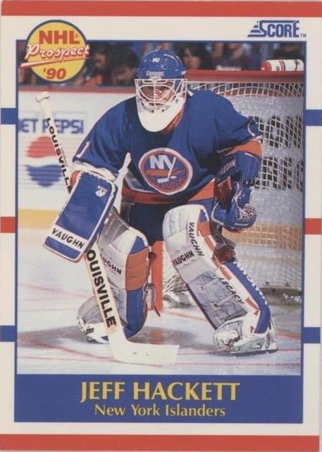 1990-91 Score - #388 Jeff Hackett (RC) for sale online | eBay