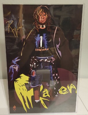 WCW ECW WWF WWE TNA Raven Signed Autographed 11x17 Art Print COA | eBay
