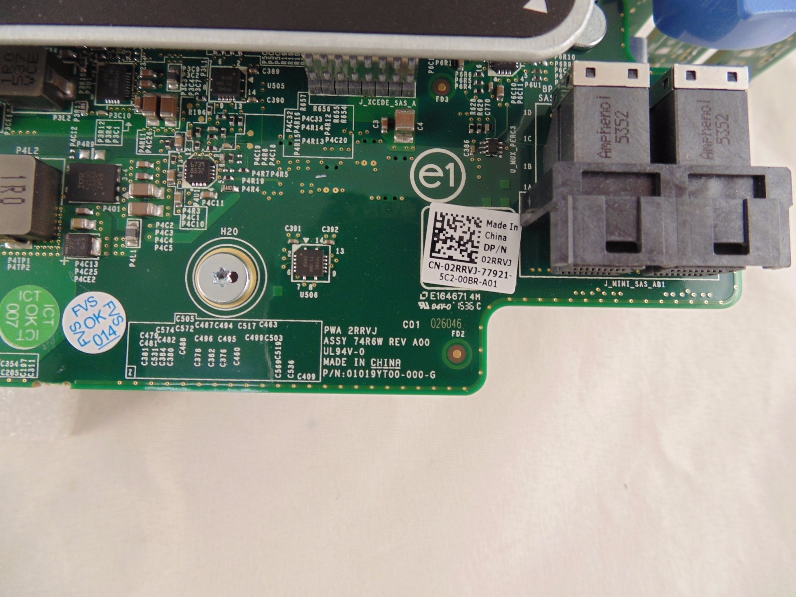 Dell 0PGP6R PGP6R 02RRVJ 2RRVJ R730xd PowerEdge 24bay SFF Backplane 16 ...