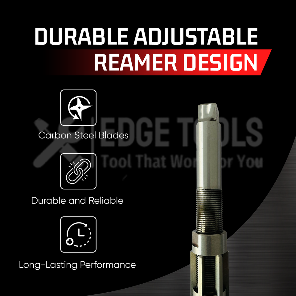 Adjustable Hand Reamers 7Pc Set HV to H3 Sizes 1/4" to 15/32" Mild ...
