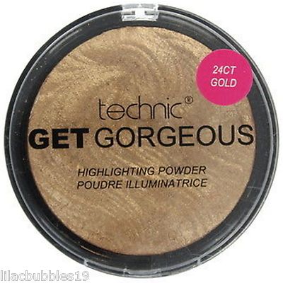Get Gorgeous 24ct Gold Highlighting Powder By Technic Highlighter ...