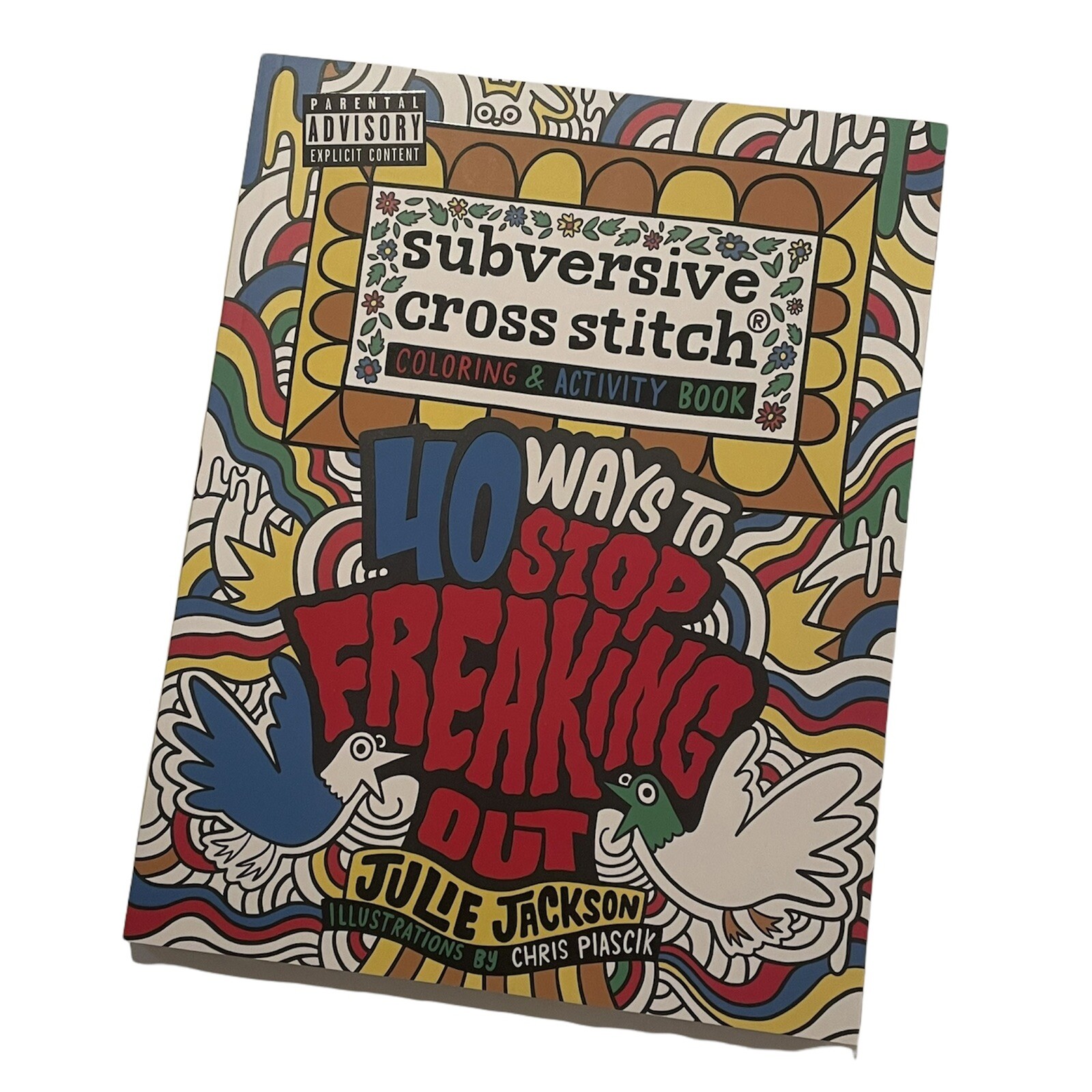 Subversive Cross Stitch Coloring and Activity Book : 40 Ways to Stop ...